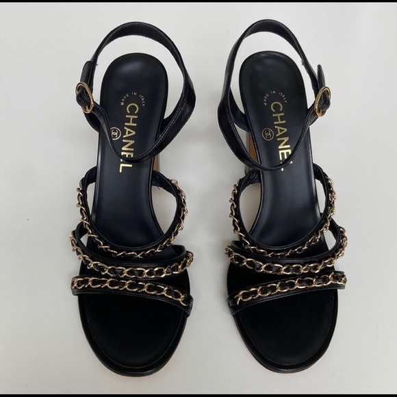 CHANEL | Shoes | Chanel Classic Chainlink Sandals | Poshmark